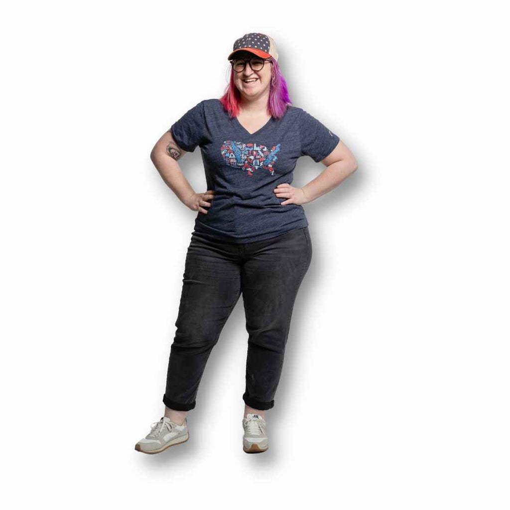 Intramural Boyfriend V Tee – L2 Brands