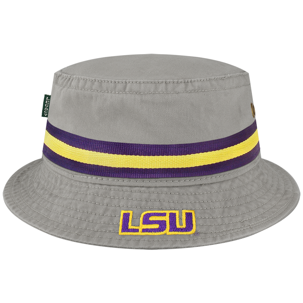 LSU Tigers Grey Relaxed Twill Bucket Hat – L2 Brands