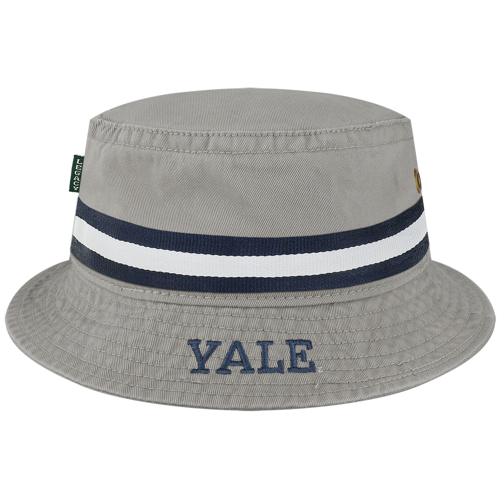 Yale University Bulldogs Grey Relaxed Twill Bucket Hat – L2 Brands